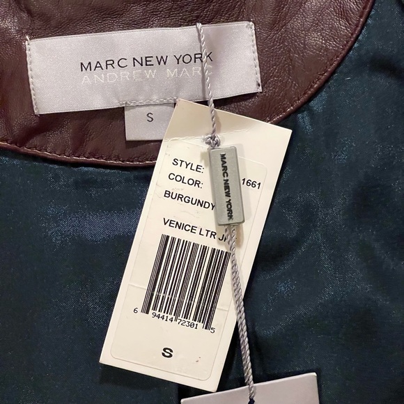 Andrew Marc | Jackets & Coats | Marc New York Venice Belted Burgundy ...